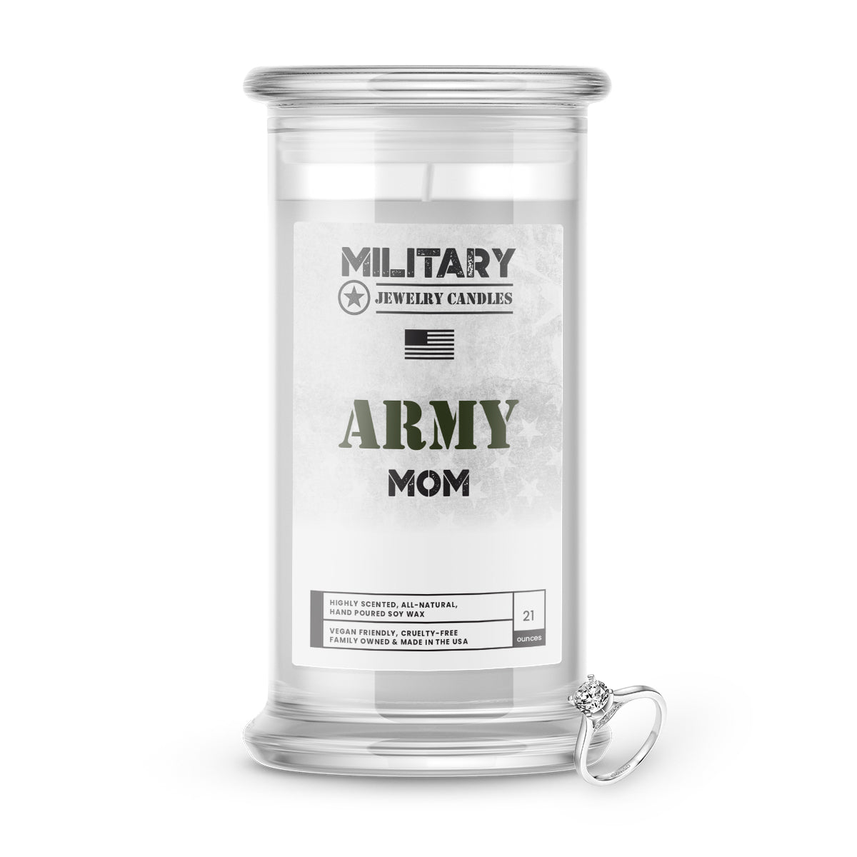 Army Mom | Military Jewelry Candles – Jewelry Candles - Cash Candles ...