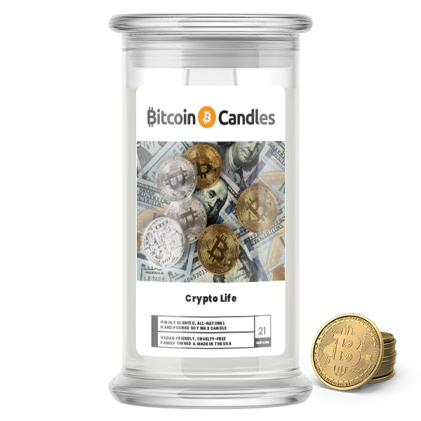 Crypto Life Bitcoin Candles – Jewelry Candles - Cash Candles, Money ...