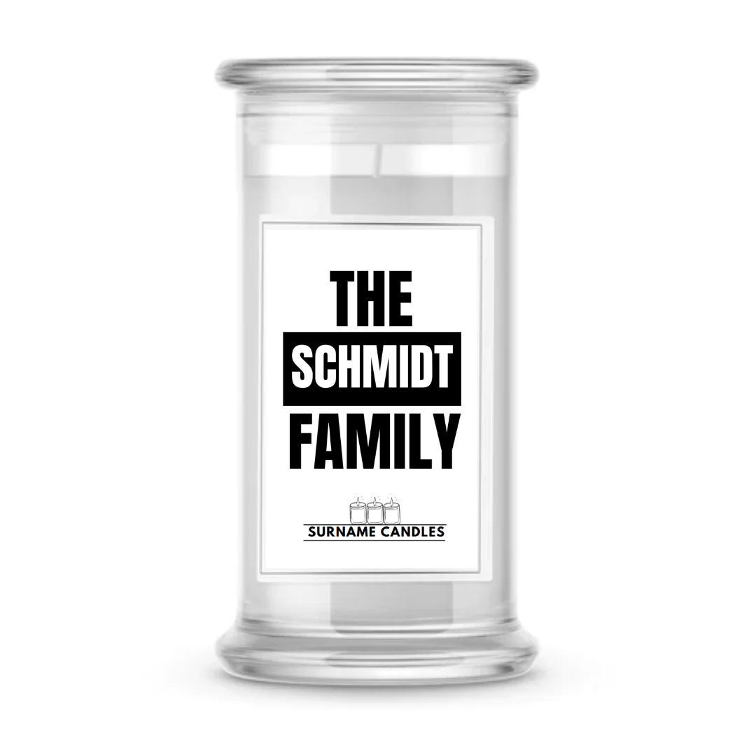 The Schmidt Family | Surname Candles – Jewelry Candles, Cash Candles ...