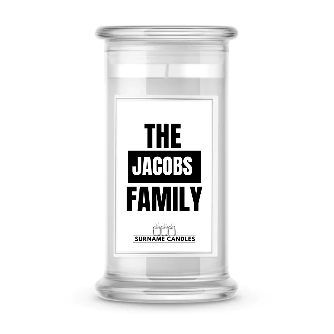 The Jacobs Family | Surname Candles – iLoveSurprises - Cash Candles ...