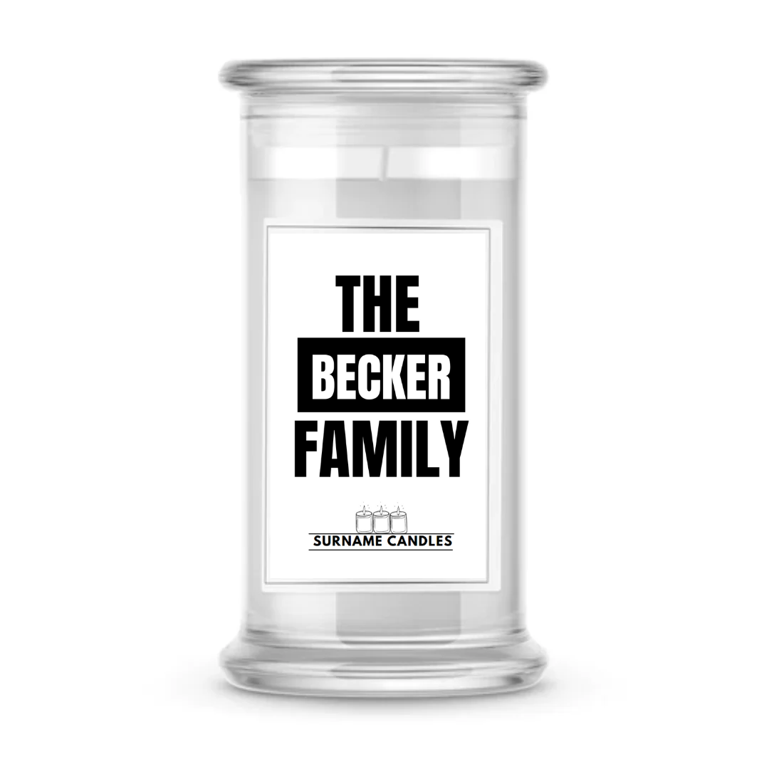 The Becker Family | Surname Candles – iLoveSurprises - Cash Candles ...