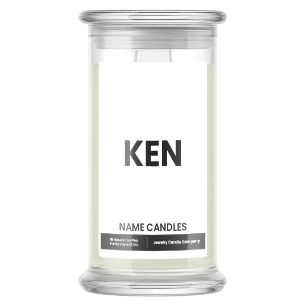 KEN Name Candles – Jewelry Candles, Cash Candles & Cash Wax Melts