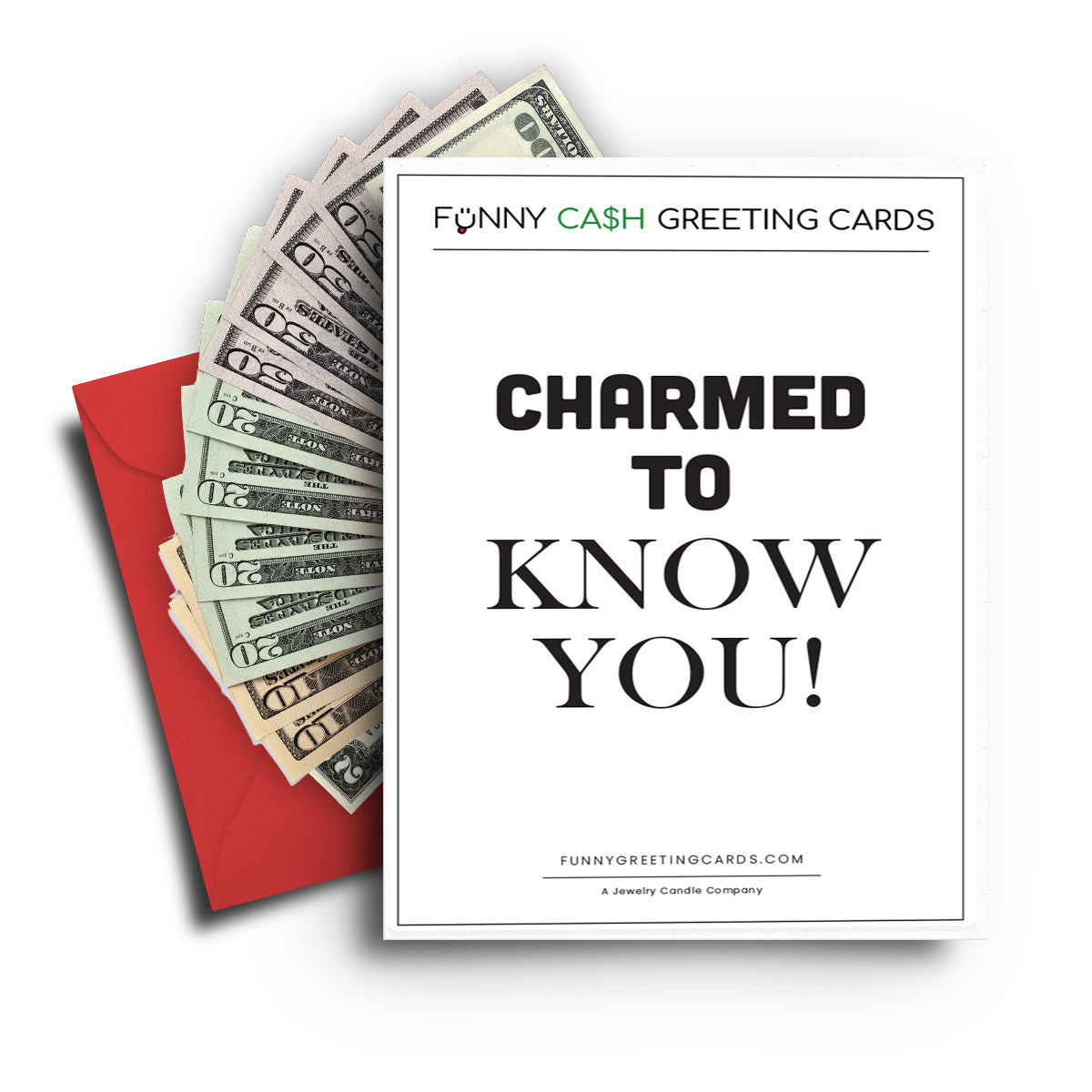 Charmed To Know You! Funny Cash Greeting Cards – Jewelry Candles - Cash ...