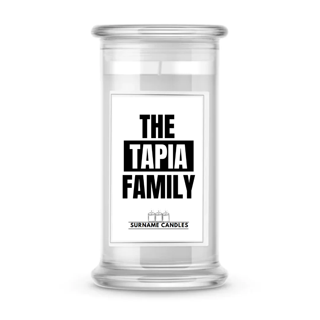 The Tapia Family | Surname Candles – Jewelry Candles, Cash Candles ...