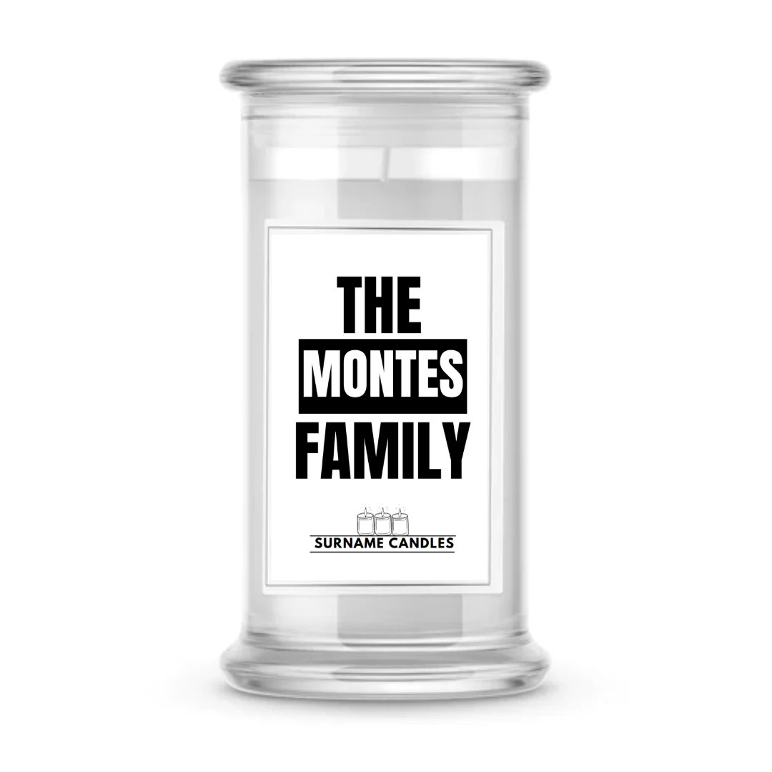 The Montes Family | Surname Candles – Jewelry Candles - Cash Candles ...