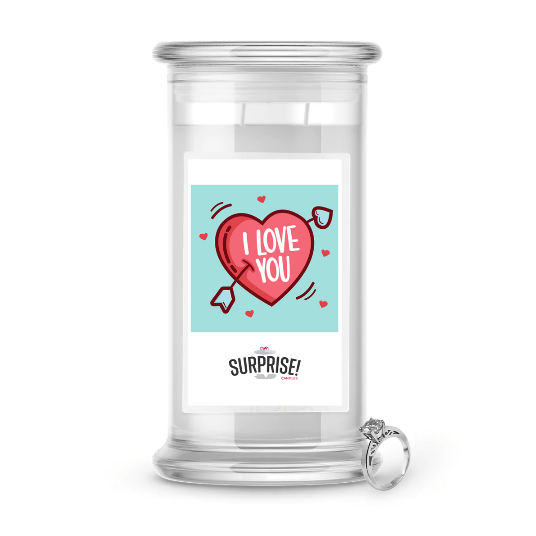 I Love You | Valentine's Day Surprise Jewelry Candles – Jewelry Candles ...