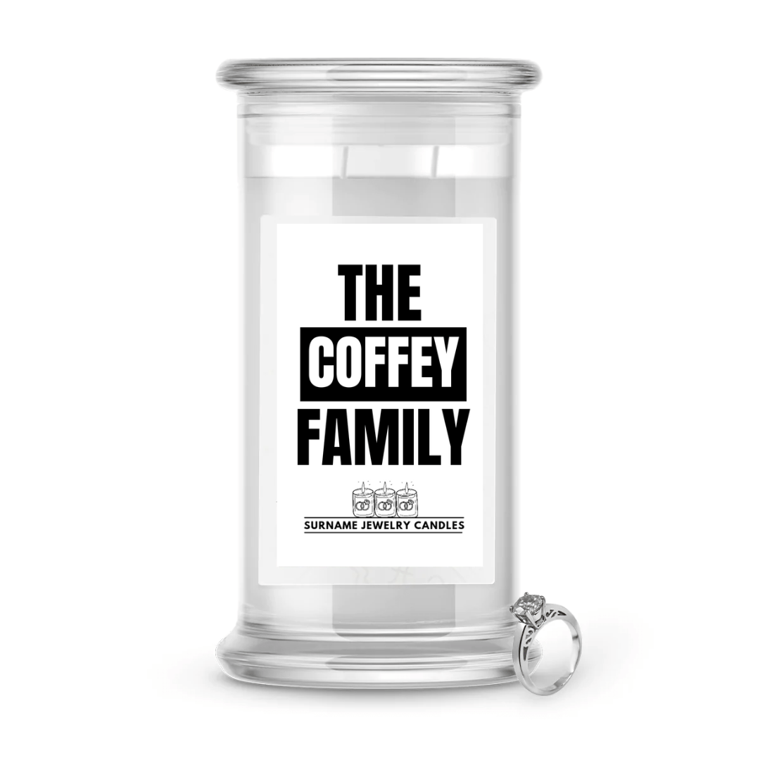 The Coffey Family | Surname Jewelry Candles – Jewelry Candles - Cash ...