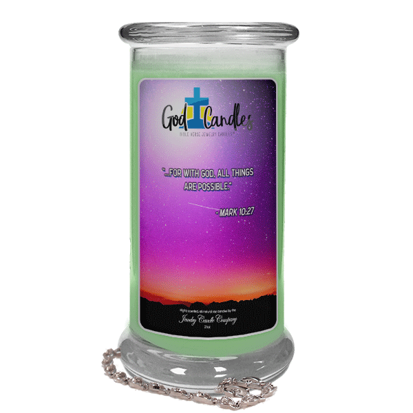 Mark 10:27 Verse | God Candle® — Jewelry Candles® – iLoveSurprises ...